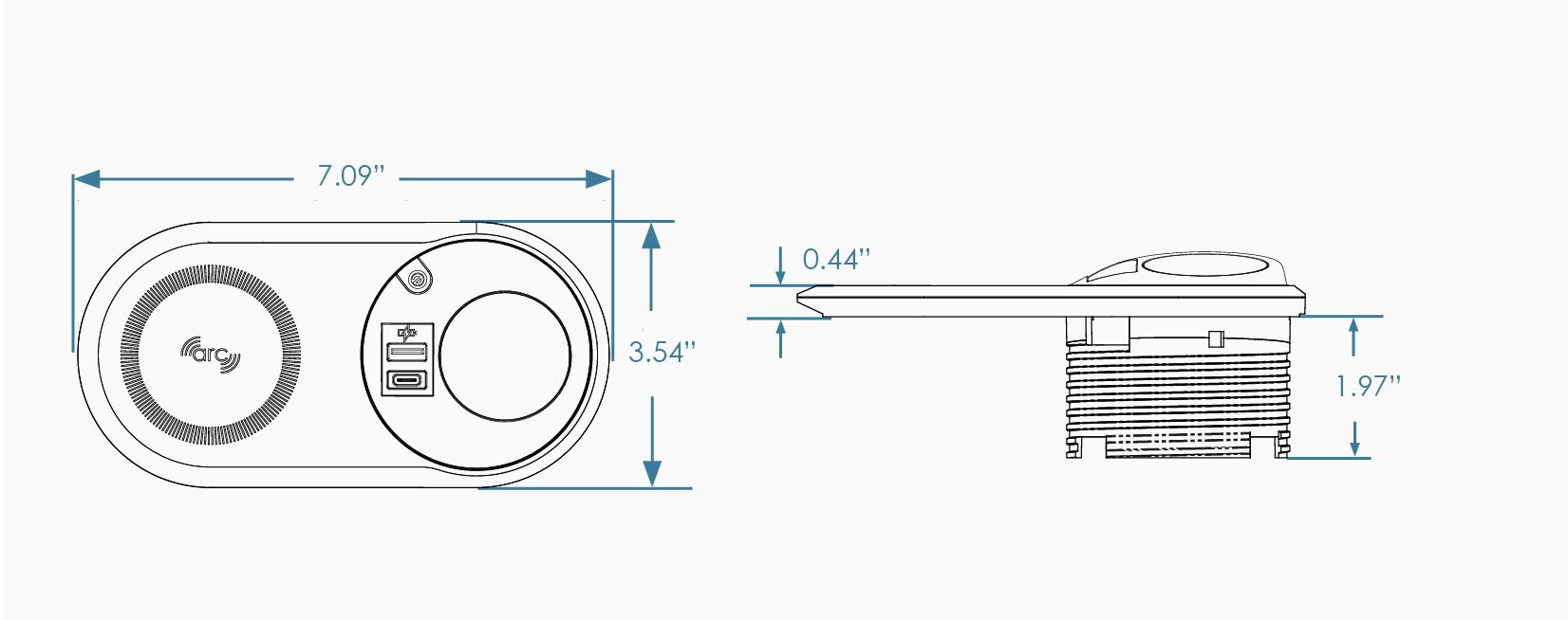 PIXELARC - AC, wireless and USB A & C | OE