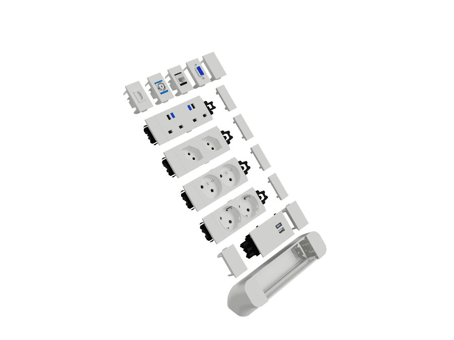 QIKFIT modular power, USB charging & Data/AV - OE Electrics